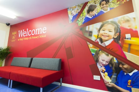 Holy Trinity CE Primary School - Welcome Walls | Promote Your School