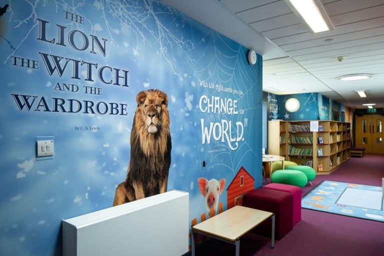 School Library Wall Art - a novel idea - Promote Your School