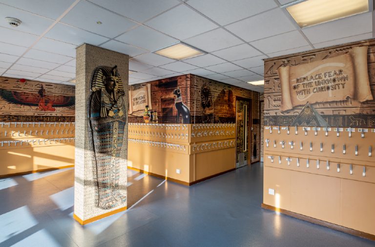 New Invention School - History Themed Cloakroom - Promote Your School