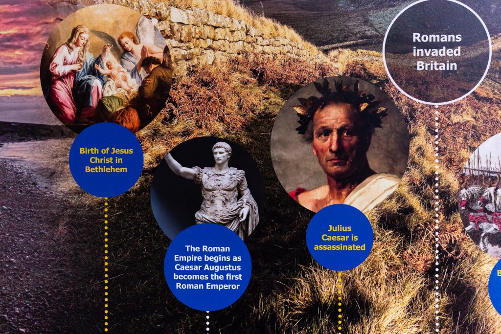 St Matthew's School - History Timeline Wall Art - Promote Your School