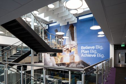 Kettering Science Academy School Atrium Wall Art - Promote Your School