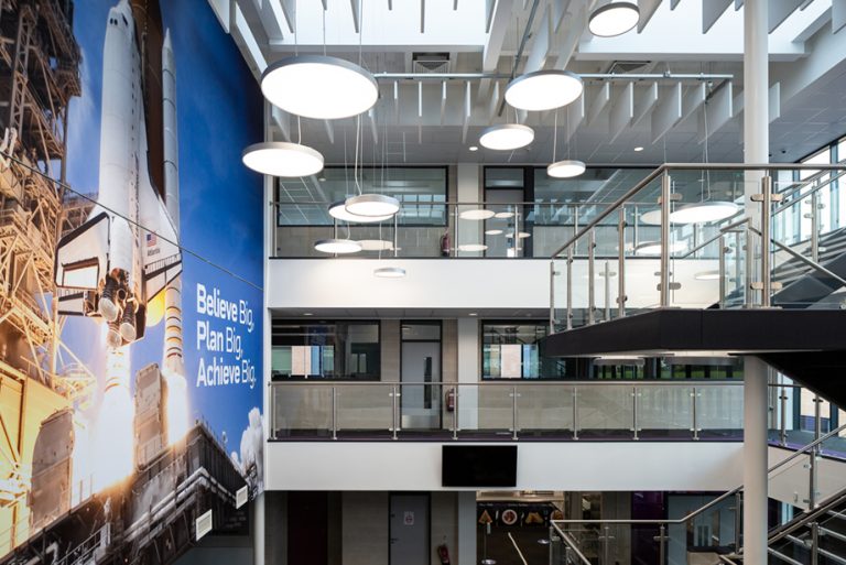 Kettering Science Academy School Atrium Wall Art - Promote Your School