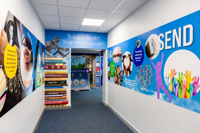 Hunsbury Park Primary School Curriculum Wall Art - Promote Your School