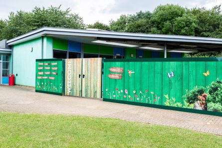 Hunsbury Park Primary School External Fence Art - Promote Your School