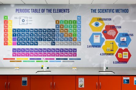 Ash Manor School Science Lab Wall Art - Promote Your School