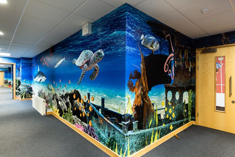 Lee Chapel Primary School Sea Life Corridor - Promote Your School