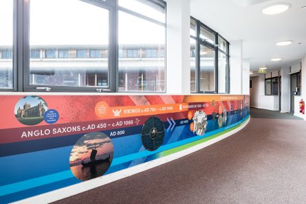 Riverside Primary School Timeline Wall Art - Promote Your School