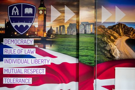 Chertsey High School British Values Feature Wall - Promote Your School