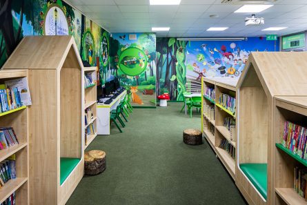 Highwood Primary School Library Wall Art - Promote Your School
