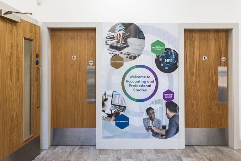 Wirral Met College Multi-Campus Wall Art - Promote Your School