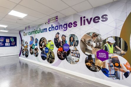 Wirral Met College Multi-Campus Wall Art - Promote Your School