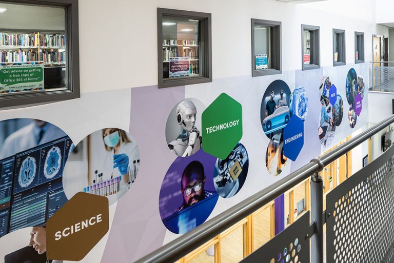 Wirral Met College Multi-Campus Wall Art - Promote Your School