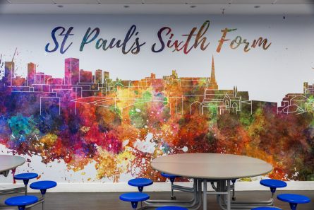 St Paul's Catholic College Sixth Form Wall Art - Promote Your School