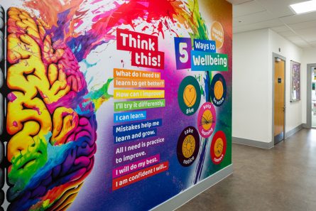 The Highfield School Wellbeing Wall Art - Promote Your School