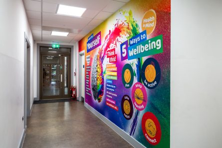 The Highfield School Wellbeing Wall Art - Promote Your School