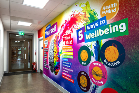 The Highfield School Wellbeing Wall Art - Promote Your School