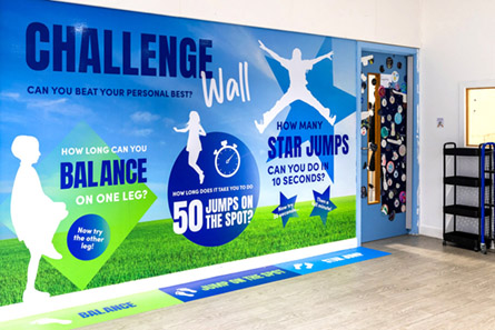 The Gatwick School Challenge Walls - Promote Your School