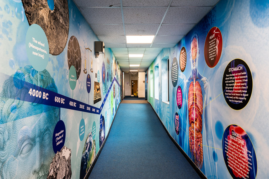 Davison CE High School for Girls Science Timeline Wall Art - Promote ...