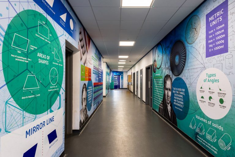 Selwood Academy Maths Department Wall Art - Promote Your School