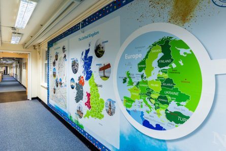 Squirrels Heath Infant School Map Wall Art - Promote Your School
