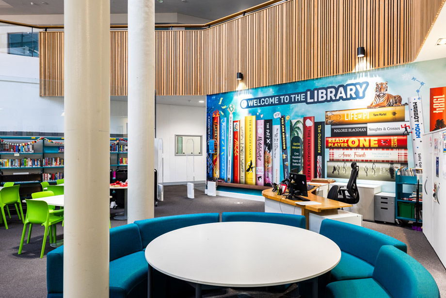 Teddington School Library Wall Art - Promote Your School